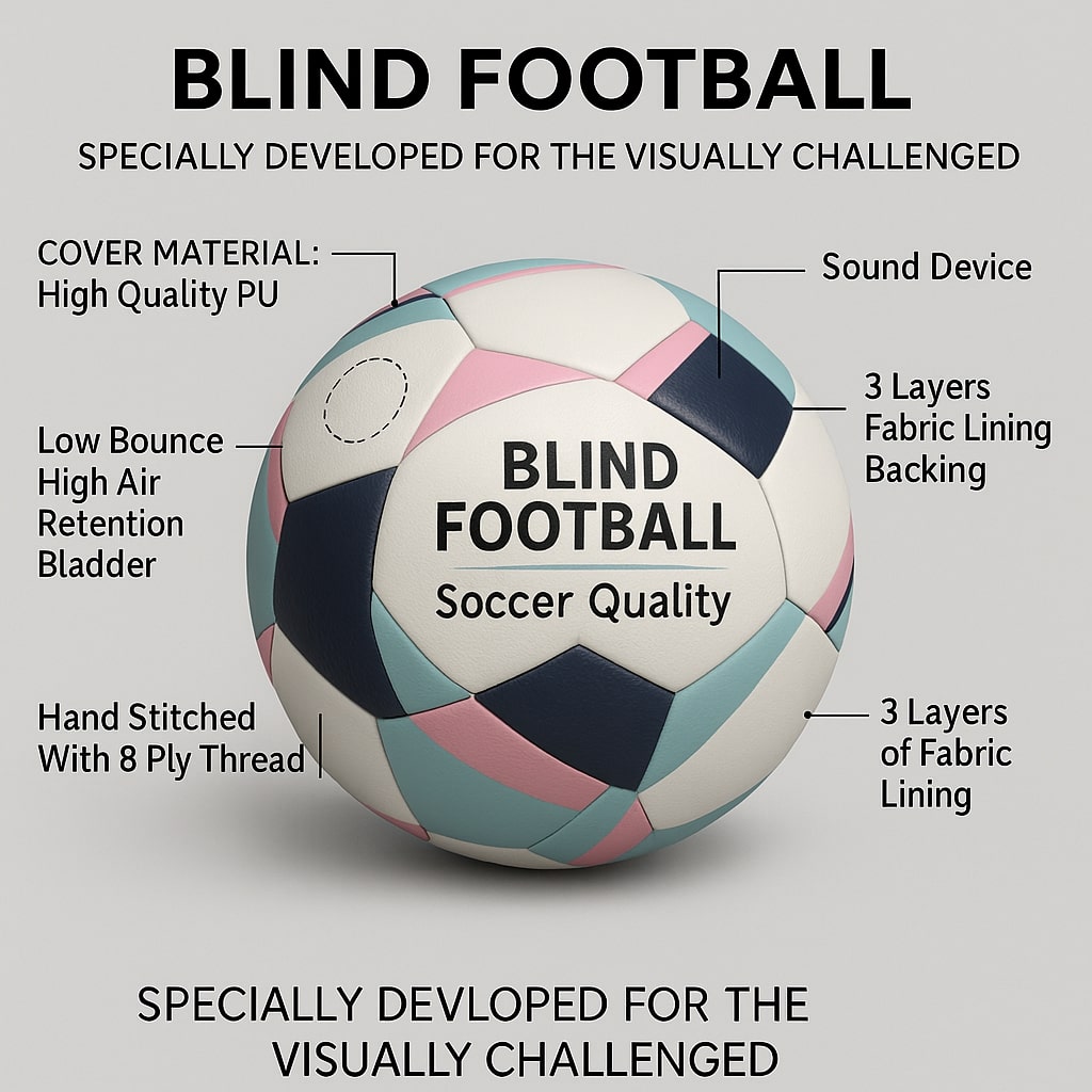 Custom Blind Football Manufacturer IBSA Approved